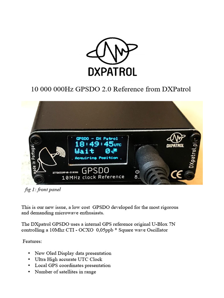 GPSDO_20_manual | PDF