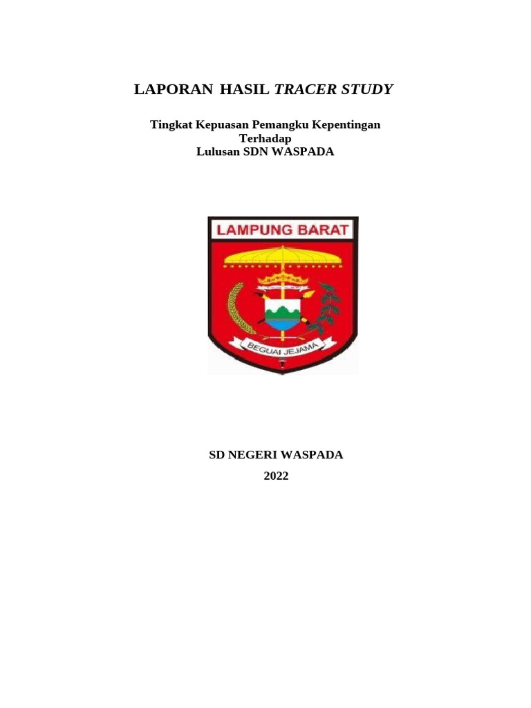 Laporan Hasil: Tracer Study | PDF