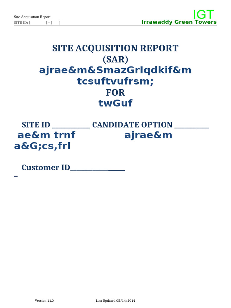 Update SAR Form Version 11 (05142014) | PDF