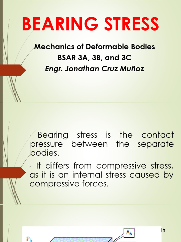 4 Bearing-Stress | PDF
