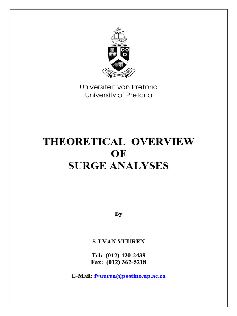 Overview of Surge Analysis | PDF