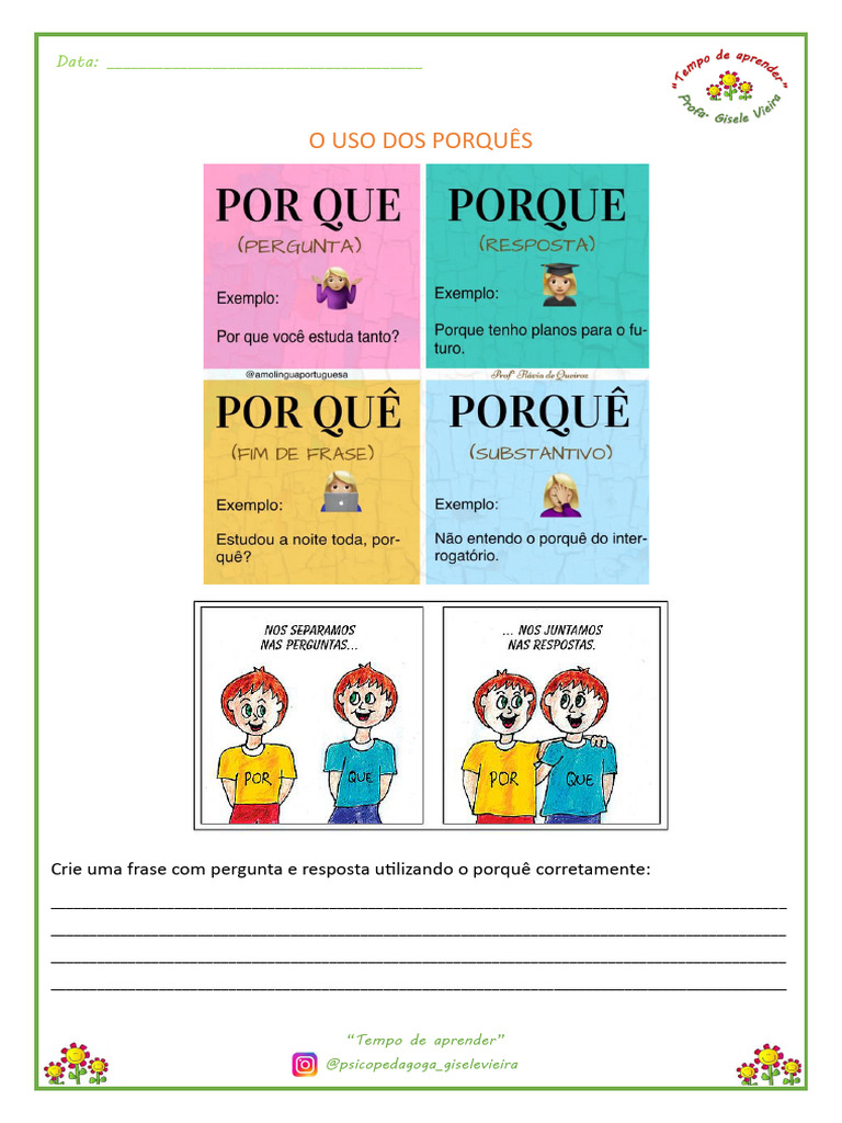Uso Dos Porquês | PDF