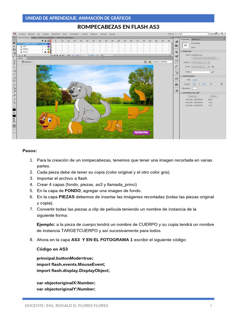 Rompecabezas en Flash As3 | PDF