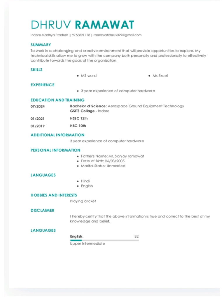 Dhruv Ramawat PDF | PDF