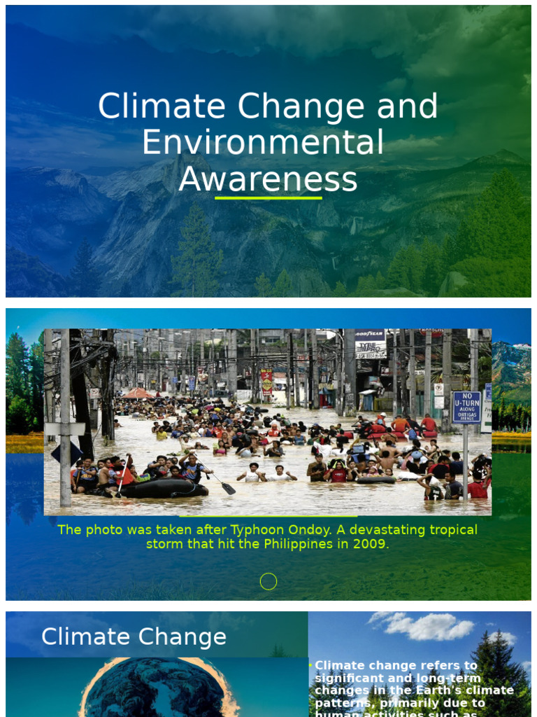 Climate Change and Environmental Awareness | PDF