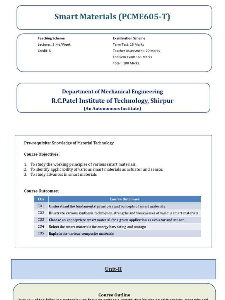 SM - Unit - II (15 March) | PDF