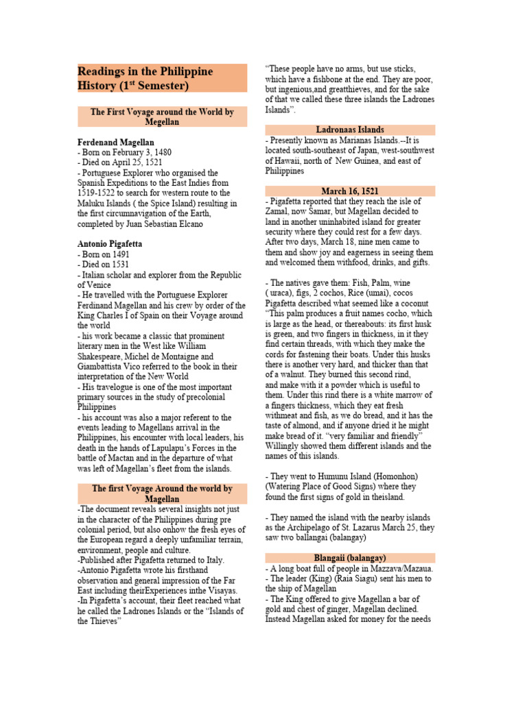 Pigaffetas Manuscripts | PDF