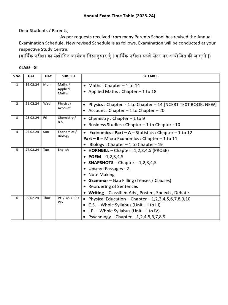 11th - Allen Revised | PDF