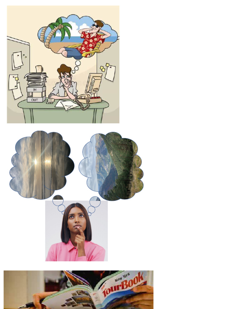 Present Continuous Story | PDF