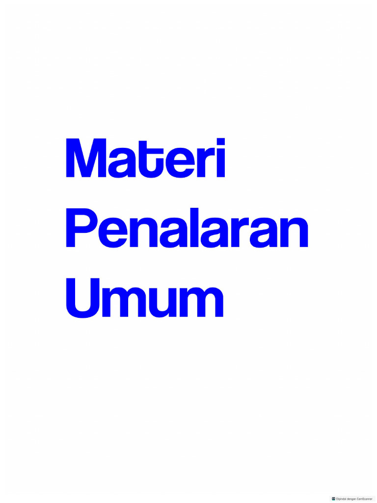 Kompilasi Materi Tiu (1) | PDF