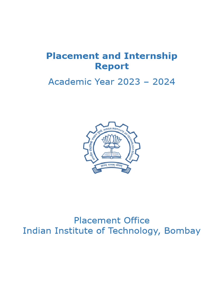 Placement Report 2023 24 | PDF