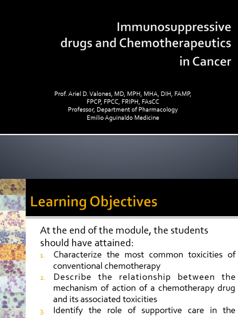 Ariel EAC Basic Pharma Cancer Chemotheraphy 2 | PDF