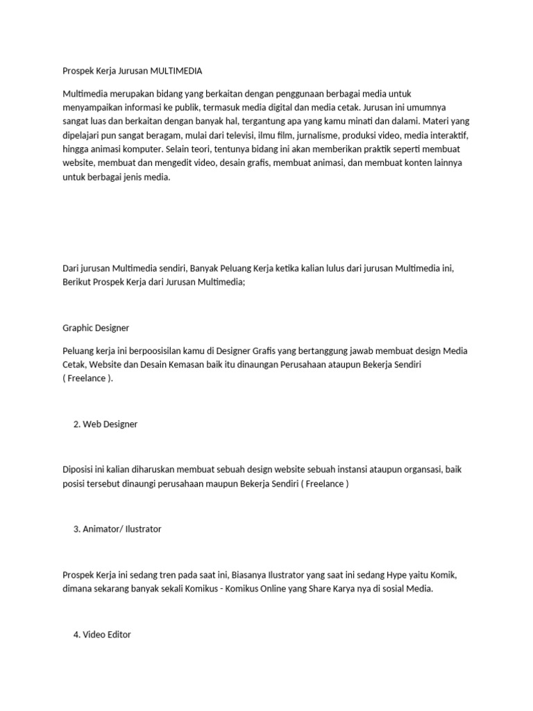 Prospek Kerja J-WPS Office | PDF