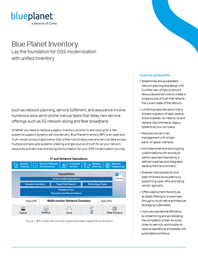 Blue Planet Inventory DS | PDF