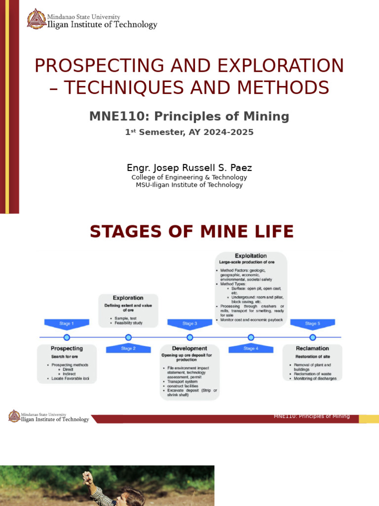 Lecture 2 Prospecting and Exploration | PDF