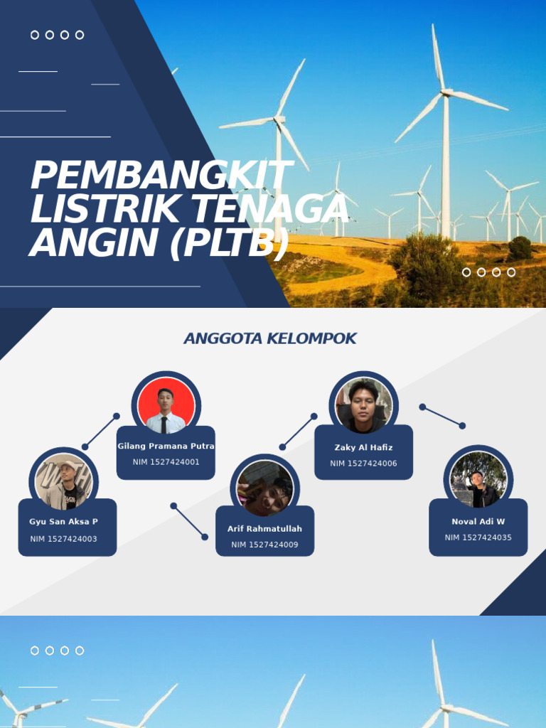 Pembangkit Listrik Tenaga Angin (PLTB) - 20240908 - 114516 - 0000 | PDF