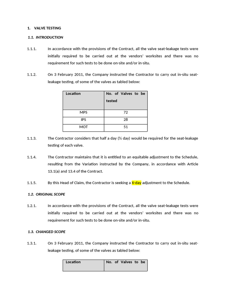 Sample Chronology | PDF
