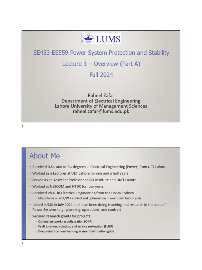 Lecture 1 Overview Part A | PDF