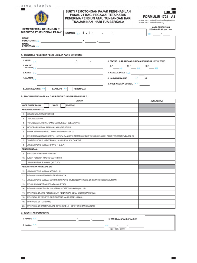 Form 1721 A1 New | PDF