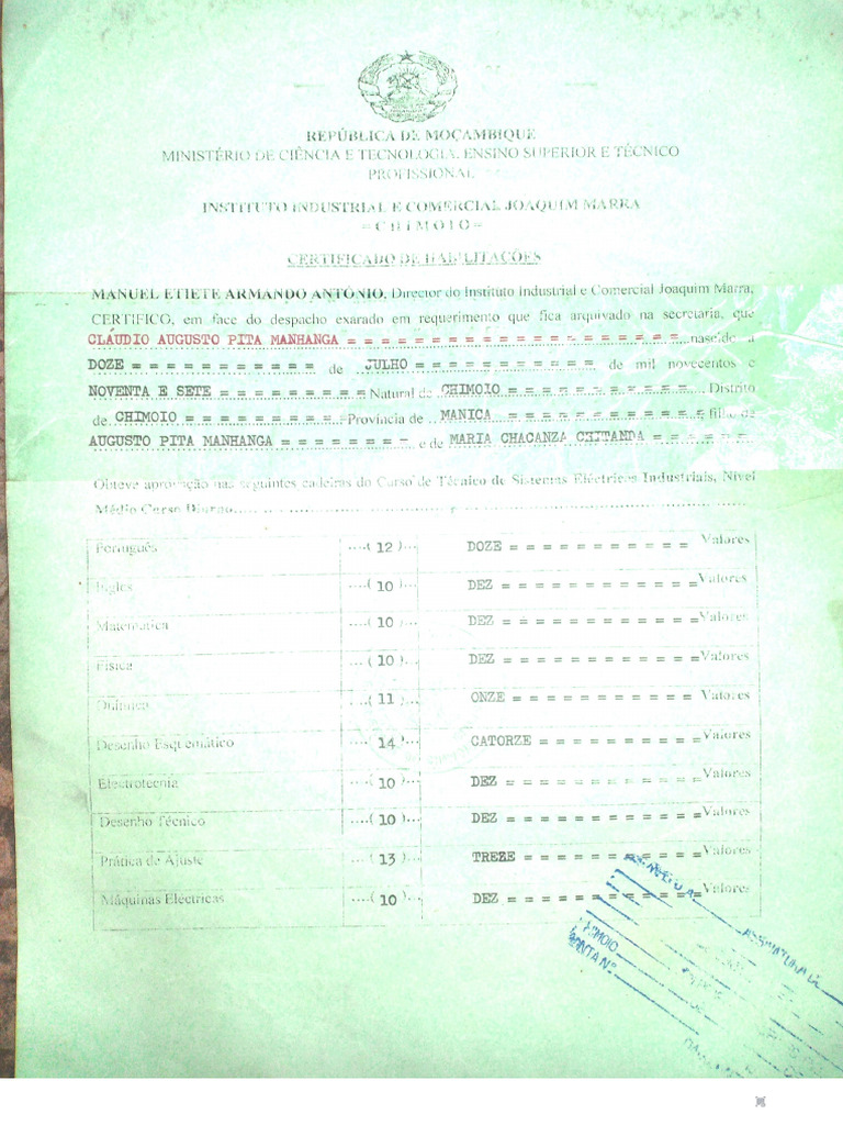 Claudio Documentos | PDF