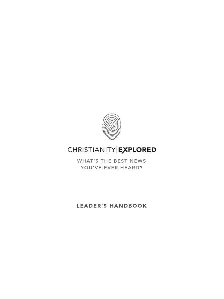 CE Session 1 - Leaders Handbook | PDF