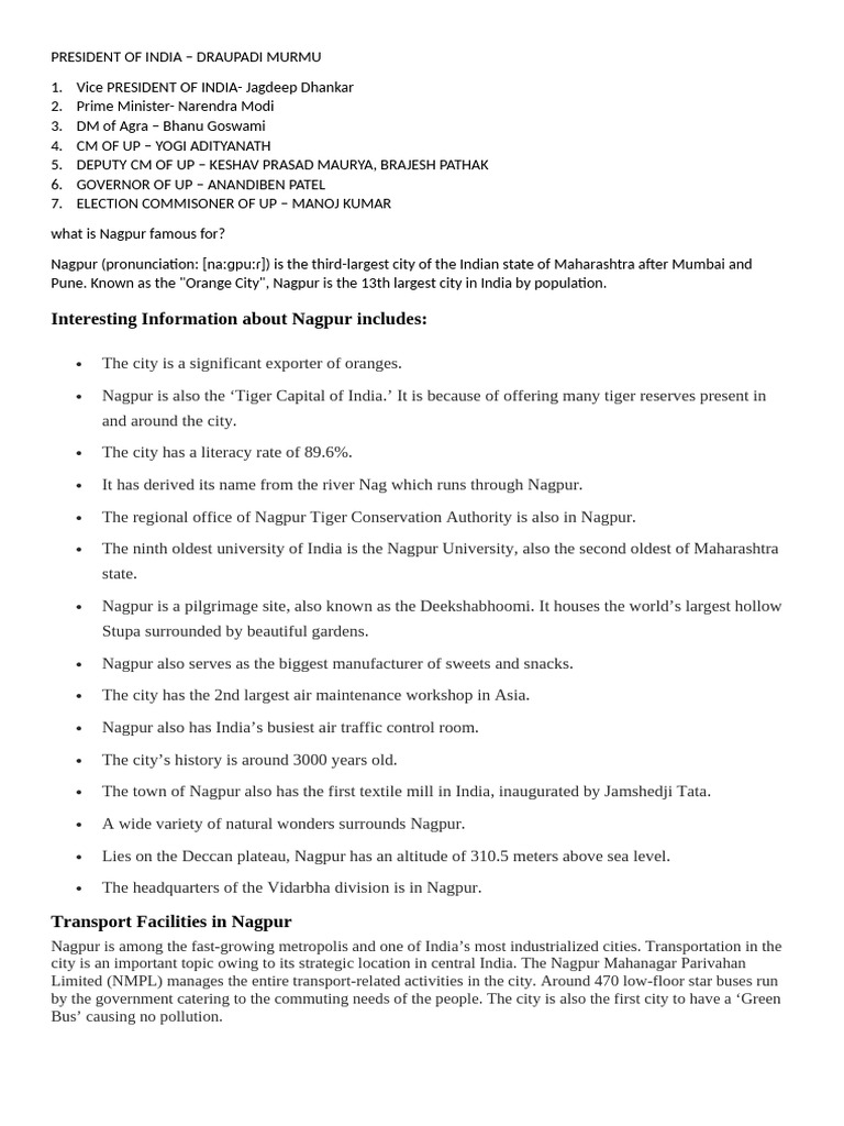 President of India | PDF