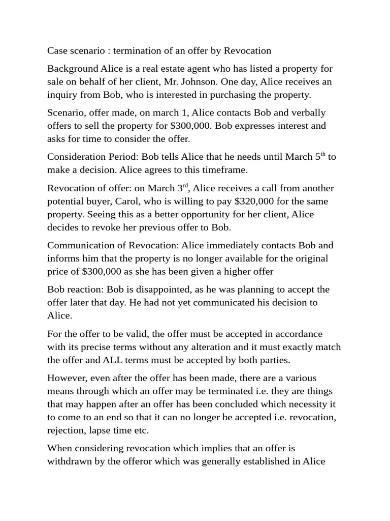 Business Law Scenario | PDF