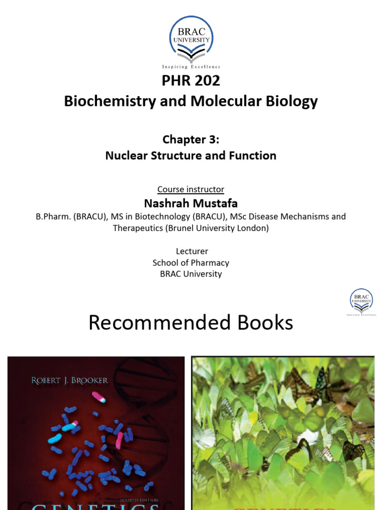 Topic 3_Nuclear Structure and Function_NMU | PDF