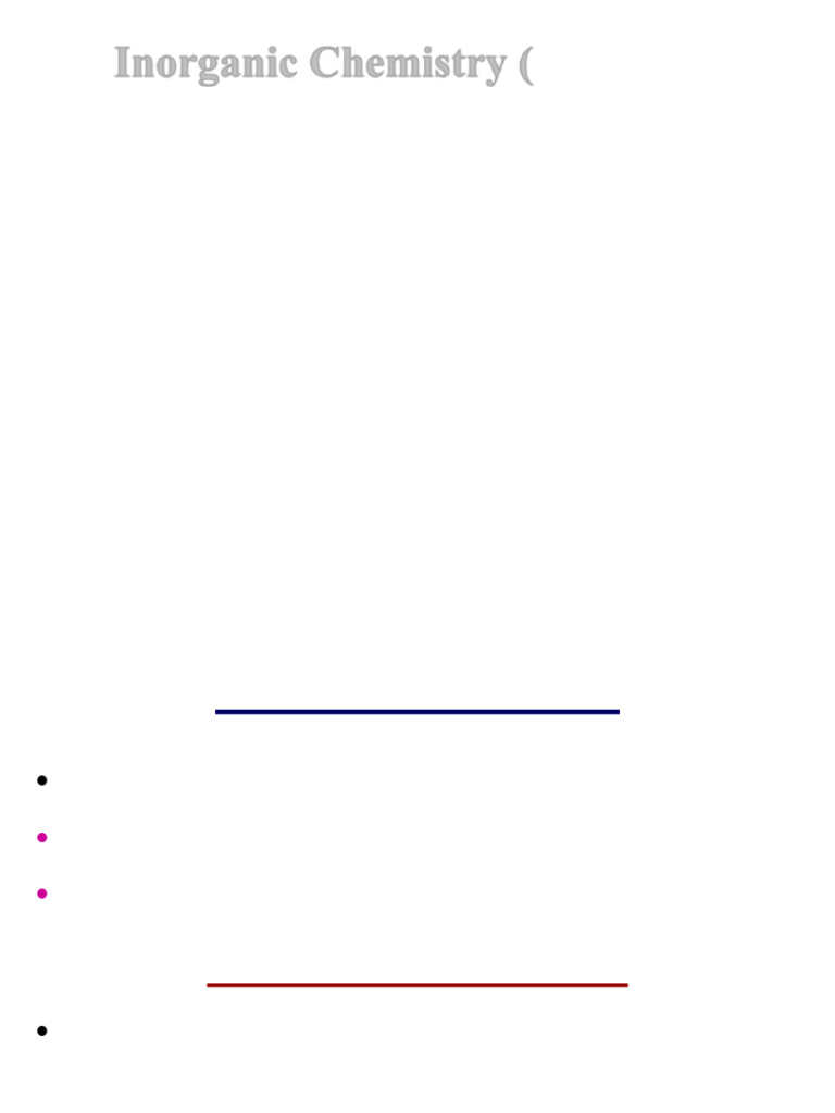 Chem Bonding - I | PDF