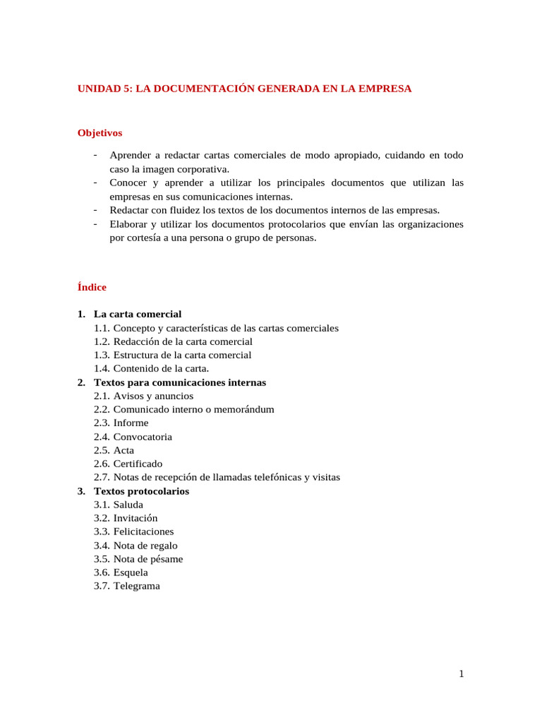 Comu 1 | PDF