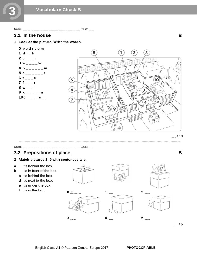 Vocabulary Check 3B | PDF