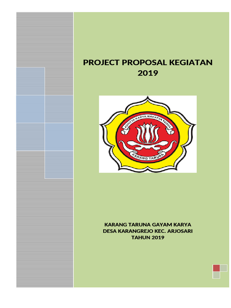 Proposal Karang Taruna Gayam Karya | PDF