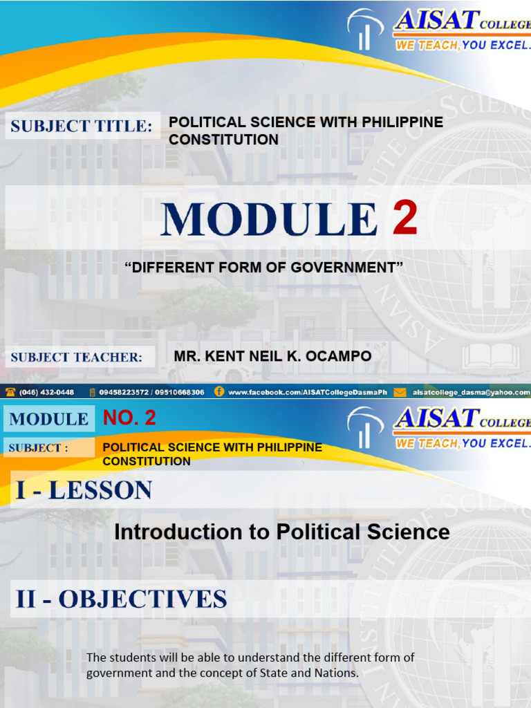 SEM1 Module2 SocSci PPT 2022 | PDF