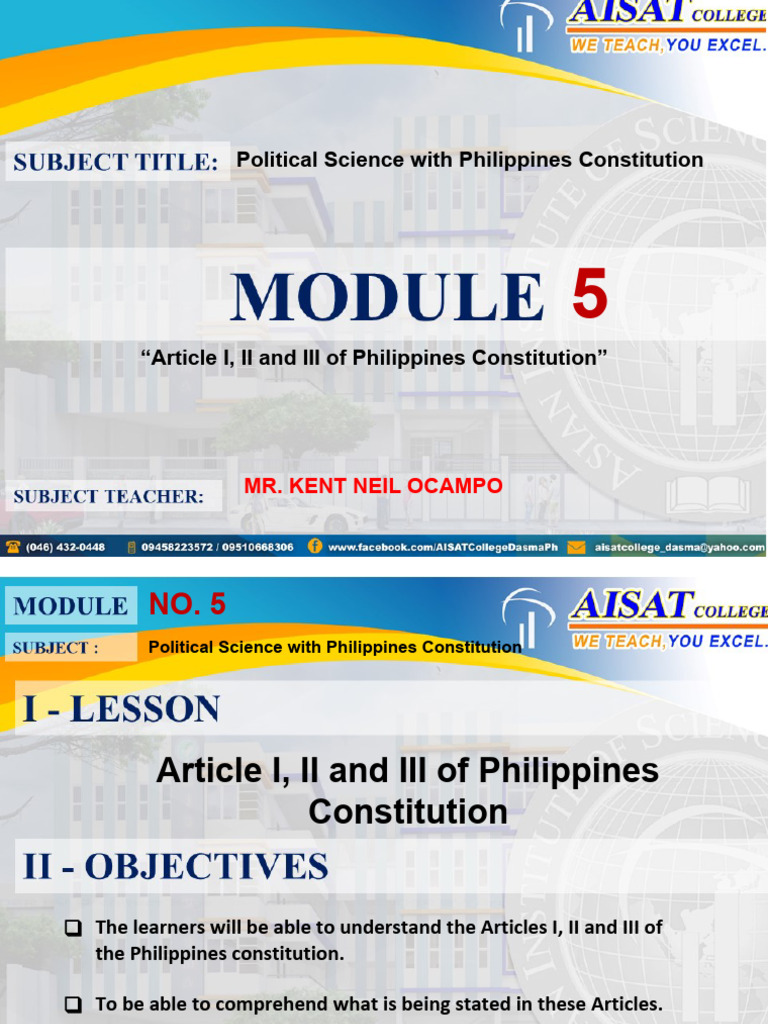 SEM1 Module5 SocSci PPT 2022 | PDF