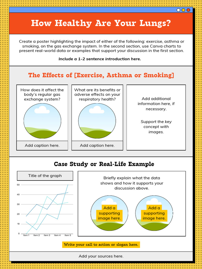 How Healthy Are Your Lungs Educational Poster | PDF