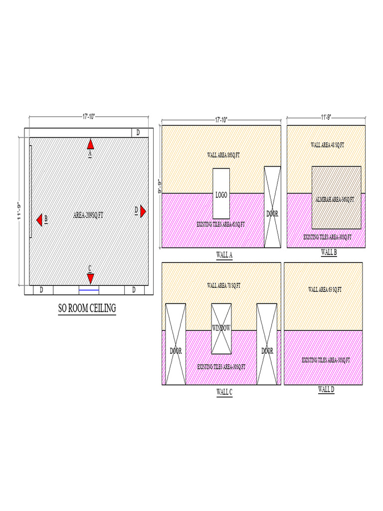 So Room Area Calculation | PDF