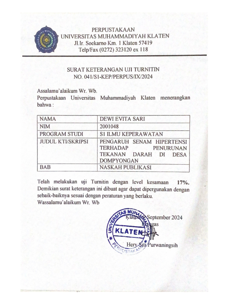 Turnitin Dewi Evita Sari 2001048 | PDF