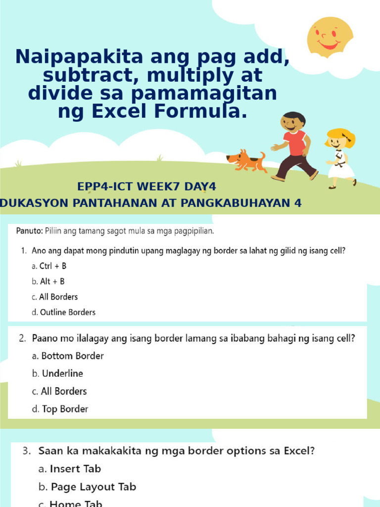 Naipapakita Ang Pag Add, Subtract, Multiply | PDF