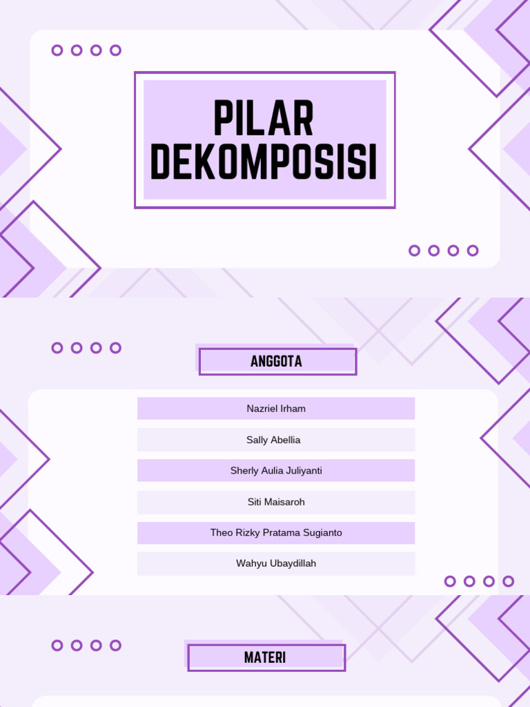 DEKOMPOSISI | PDF