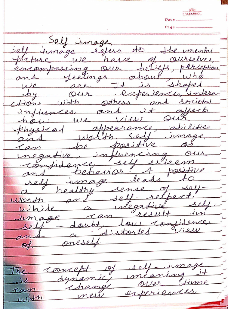 Self Image, Attitude, Self Esteem, Important of Discipline Etc ...