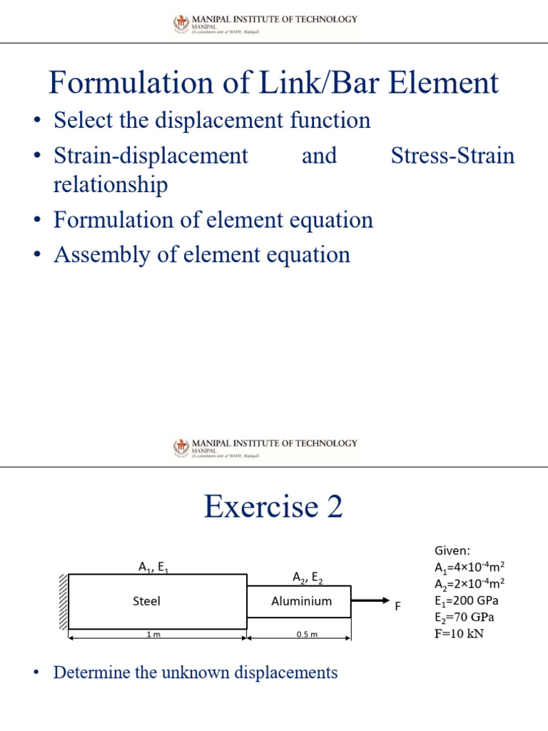 2. Link Element Formulation | PDF
