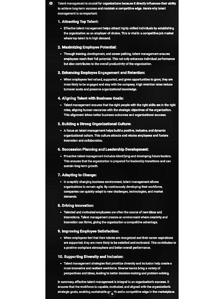 Talent Management - Process | PDF Talent Management - Process | PDF