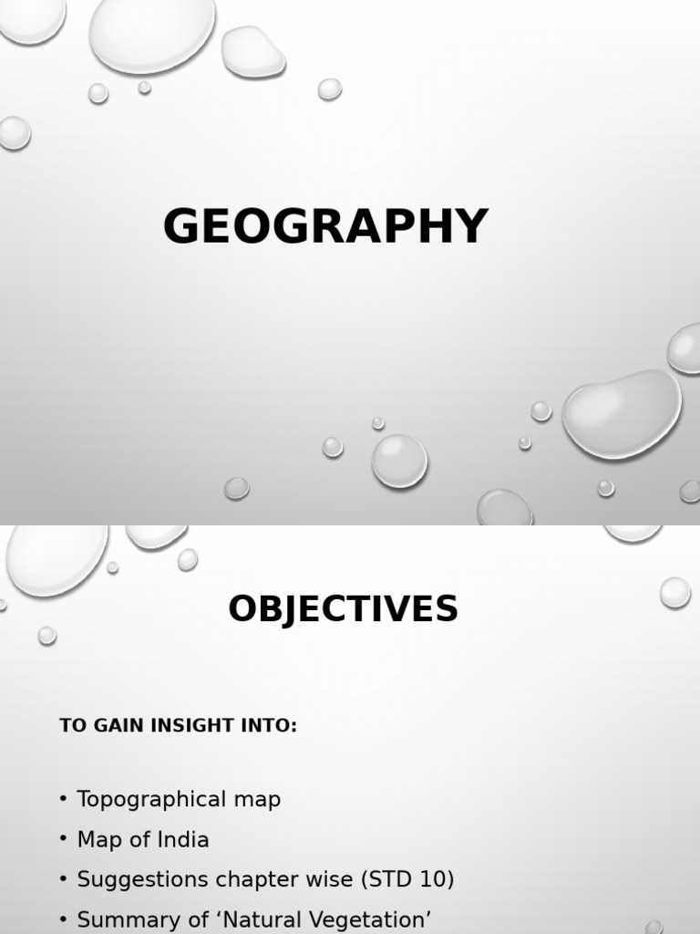 PPT on Topographical Map Grade 10 | PDF