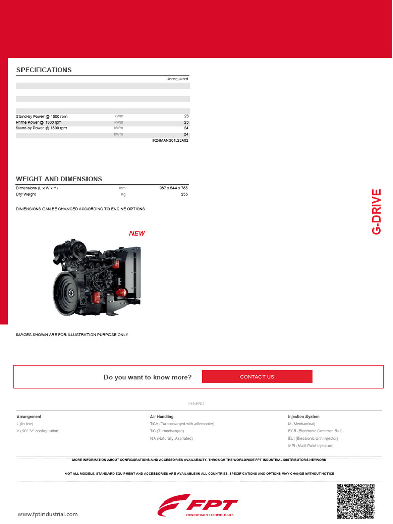 G-Drive R24 23 KWM at 1500 RPM | PDF | Fuel Injection | Internal ...