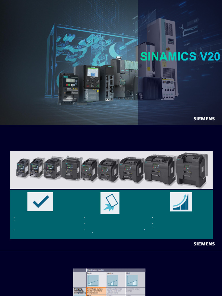 SINAMICS V20 - Puesta en marcha | PDF