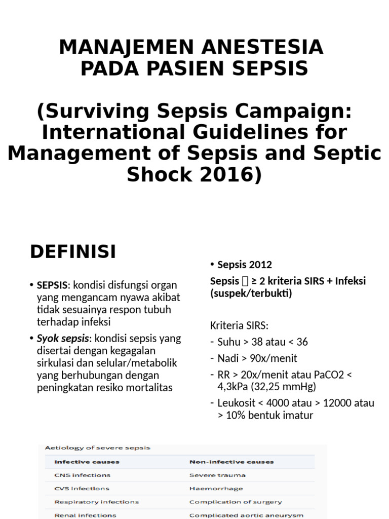 SEPSIS | PDF