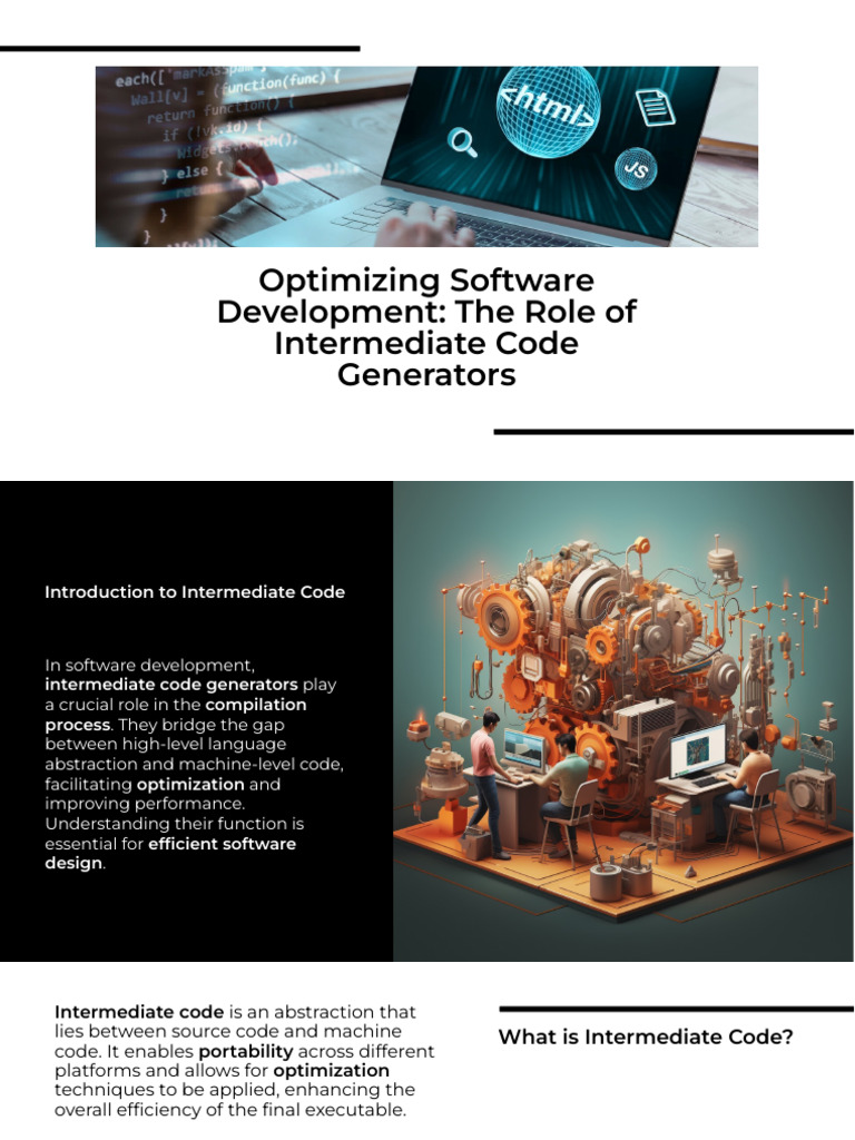 Slidesgo Optimizing Software Development The Role of Intermediate Code ...