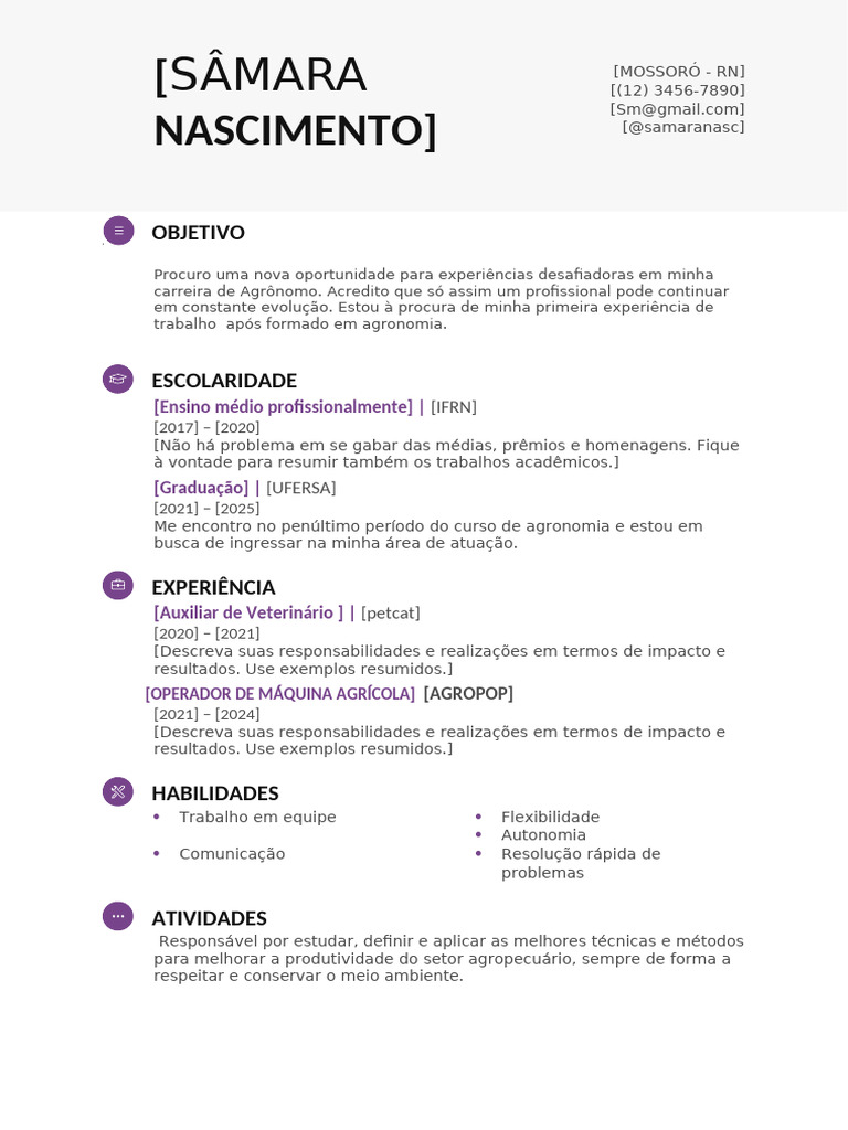 2°currículo de Escolar Design Moderno | PDF | Crecimiento personal y profesional