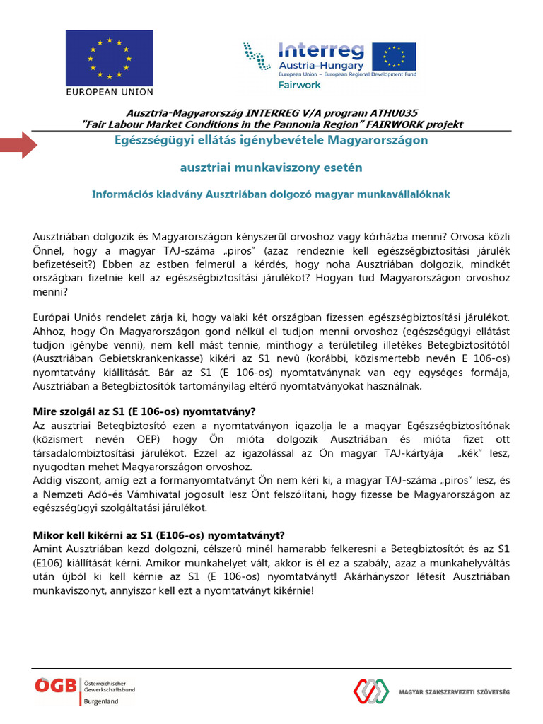 E106 Infoblatt | PDF