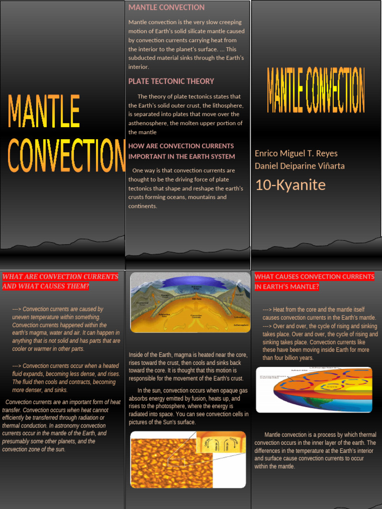 Mantle Convection Pamphlet | PDF
